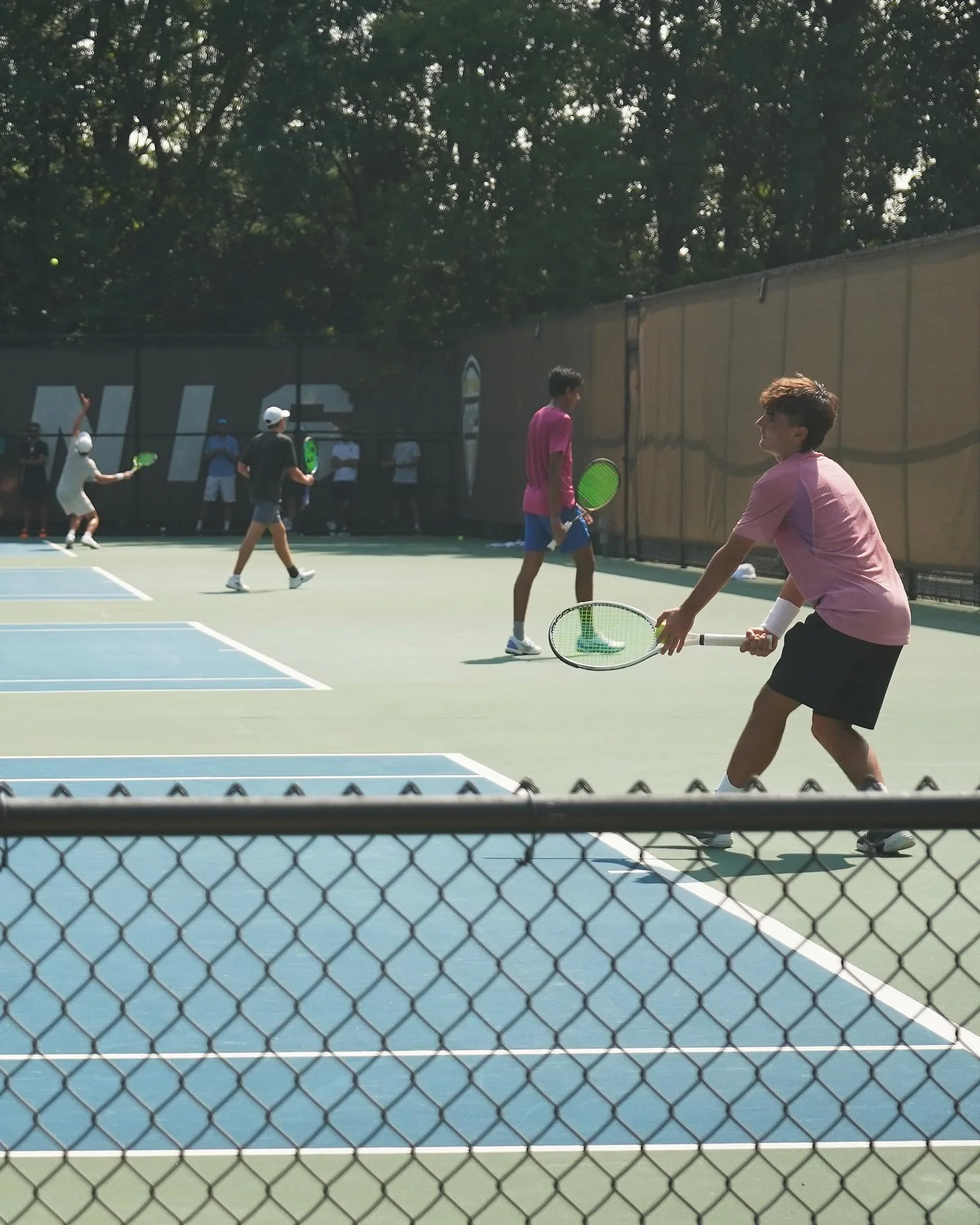 THE TENNIS PRACTICE