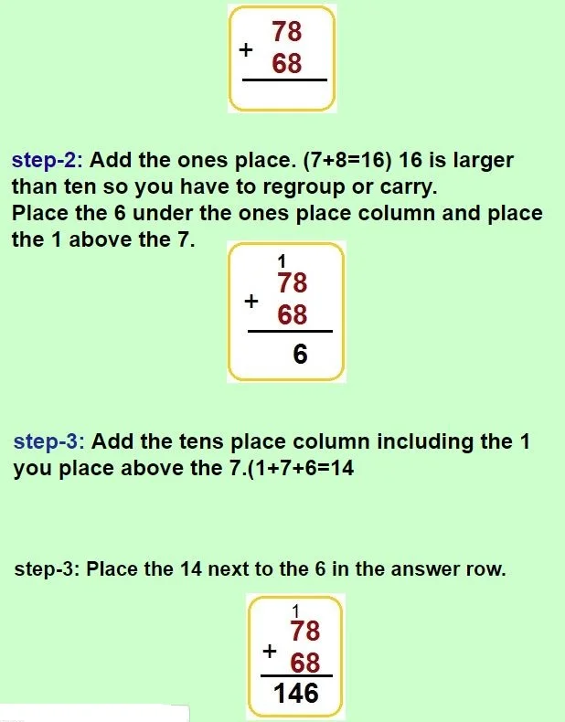 Adding Two Digit Numbers