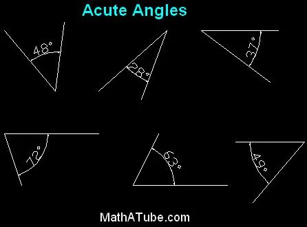 Acute Angle In Geometry