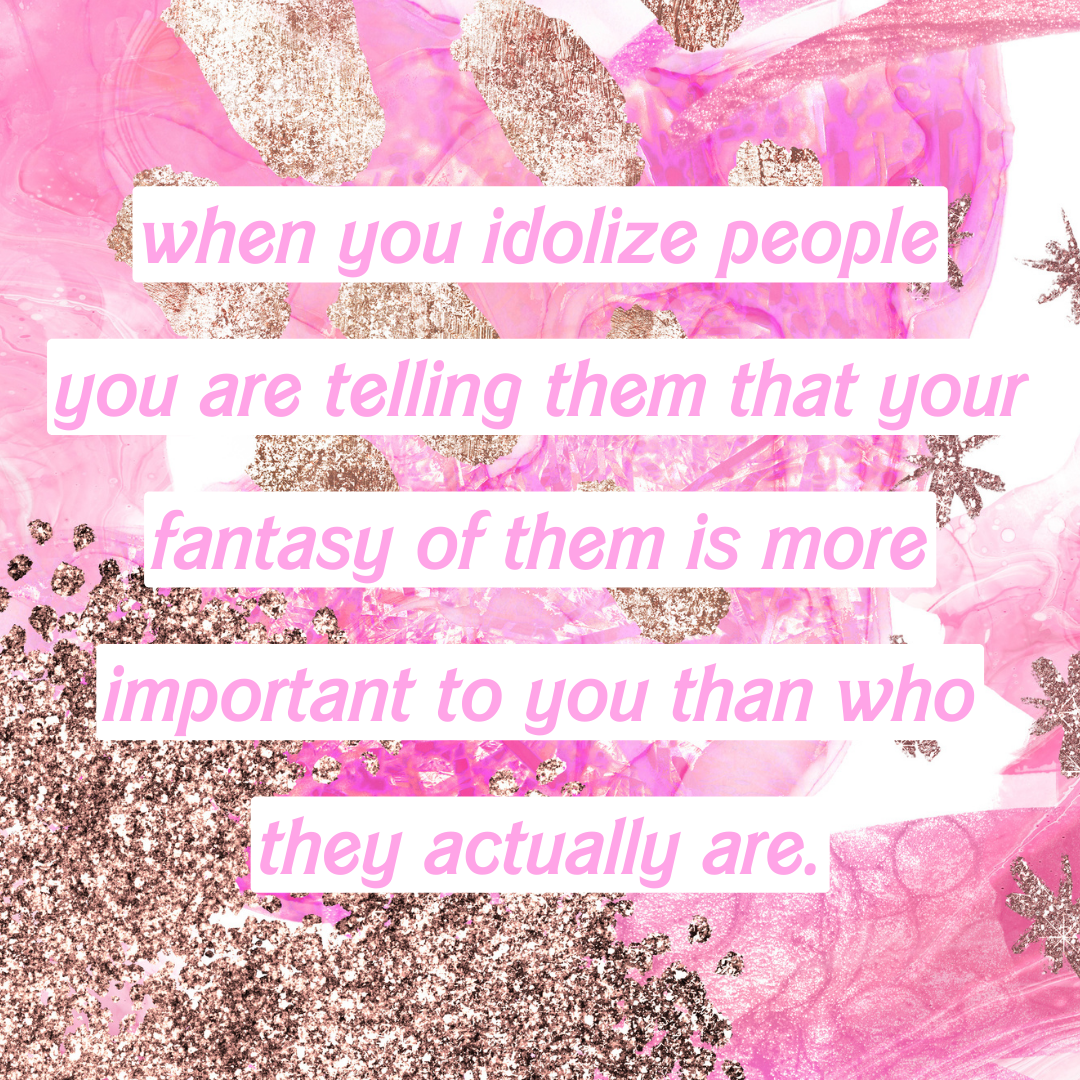 idolization is the antithesis of community — Karina Hagelin