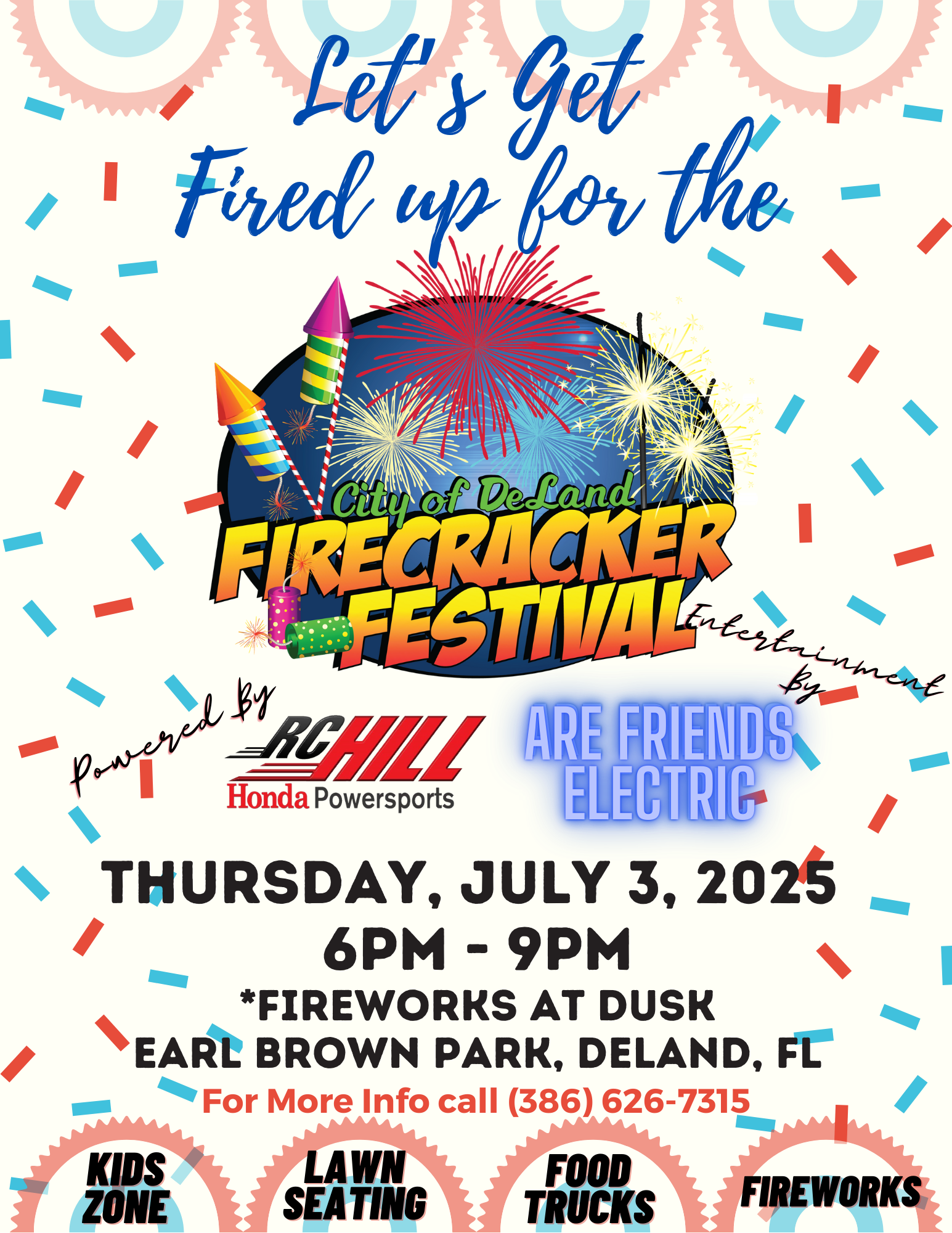 City of DeLand Firecracker Festival 2025 - Fireworks, Food & Family Fun ...