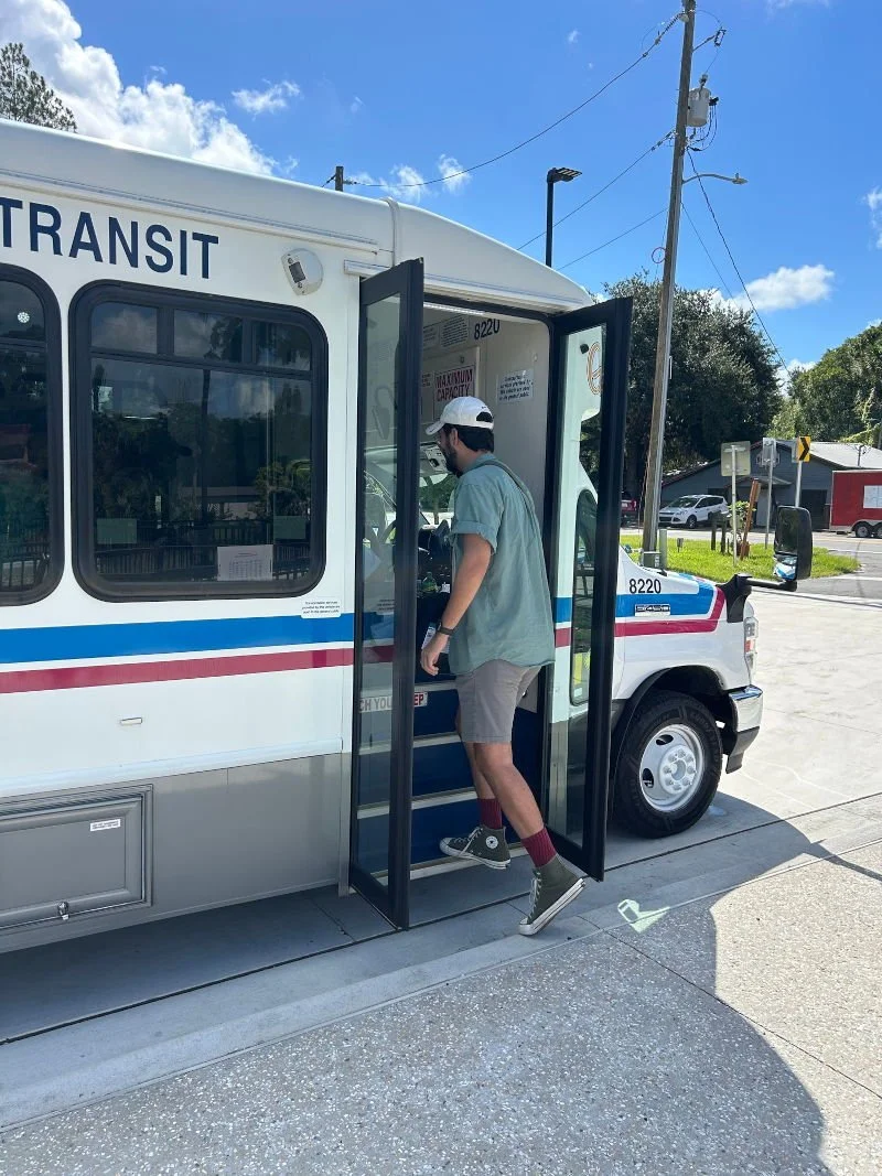 Get from DeLand SunRail to Downtown DeLand