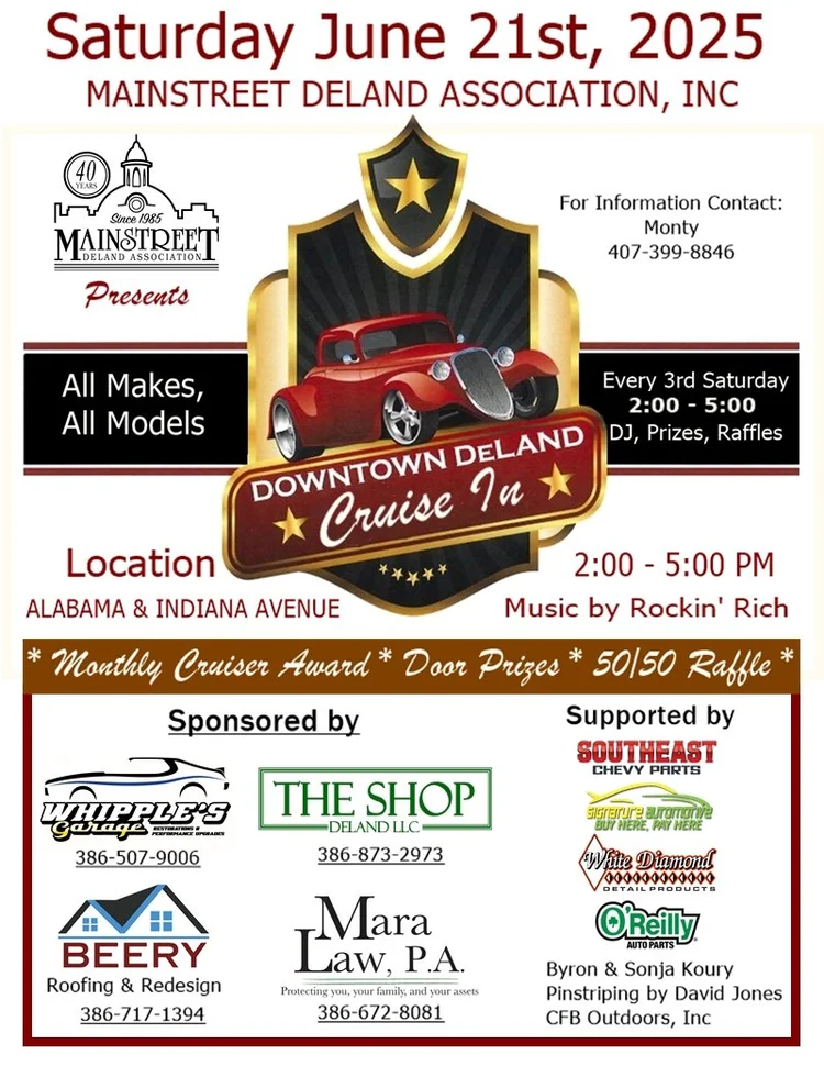 Downtown DeLand Cruise — MainStreet DeLand