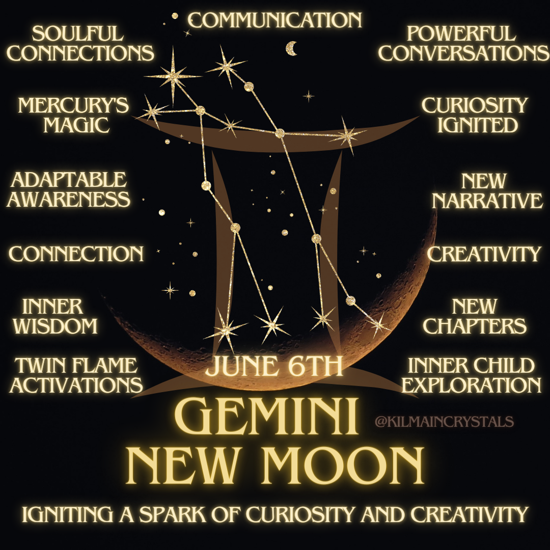 Unlocking the Power of the Gemini New Moon: What it Means for Your Sign — KilmainCrystals