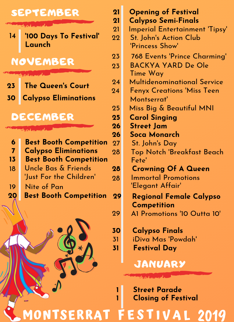 Exciting Calendar of Activities for Festival 2019 — ZJB Radio ...