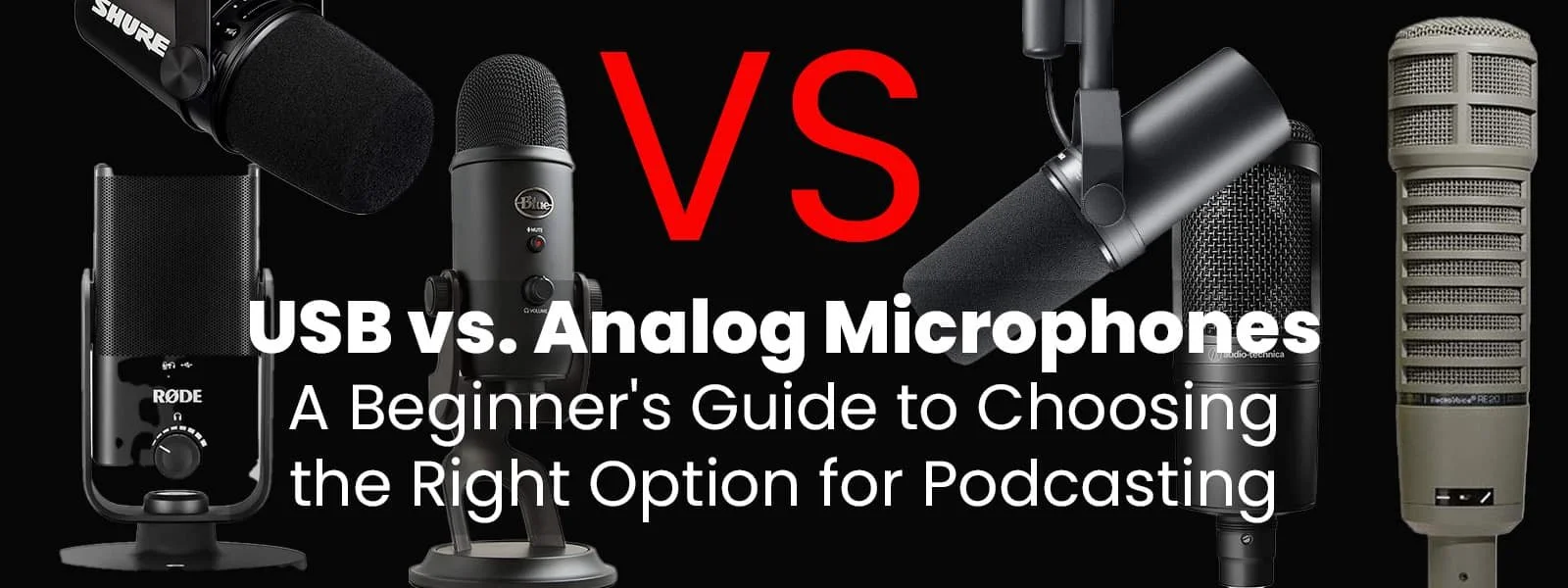USB vs. Analog Microphones: A Beginner's Guide to Choosing the Right ...