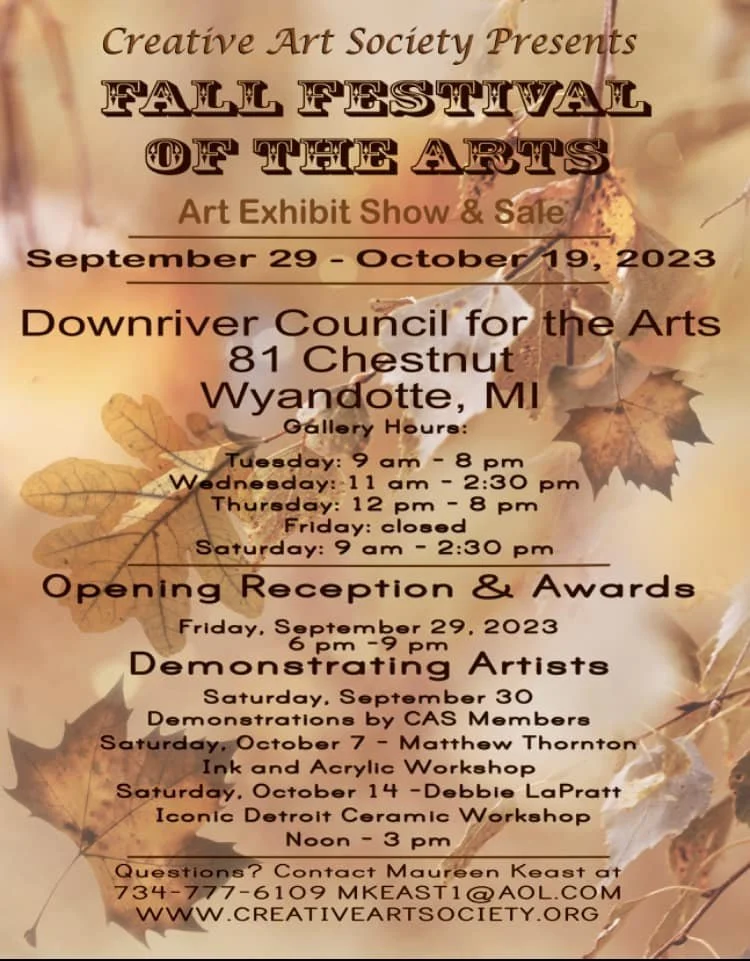 Fall Festival of the Arts — Downriver Council for the Arts