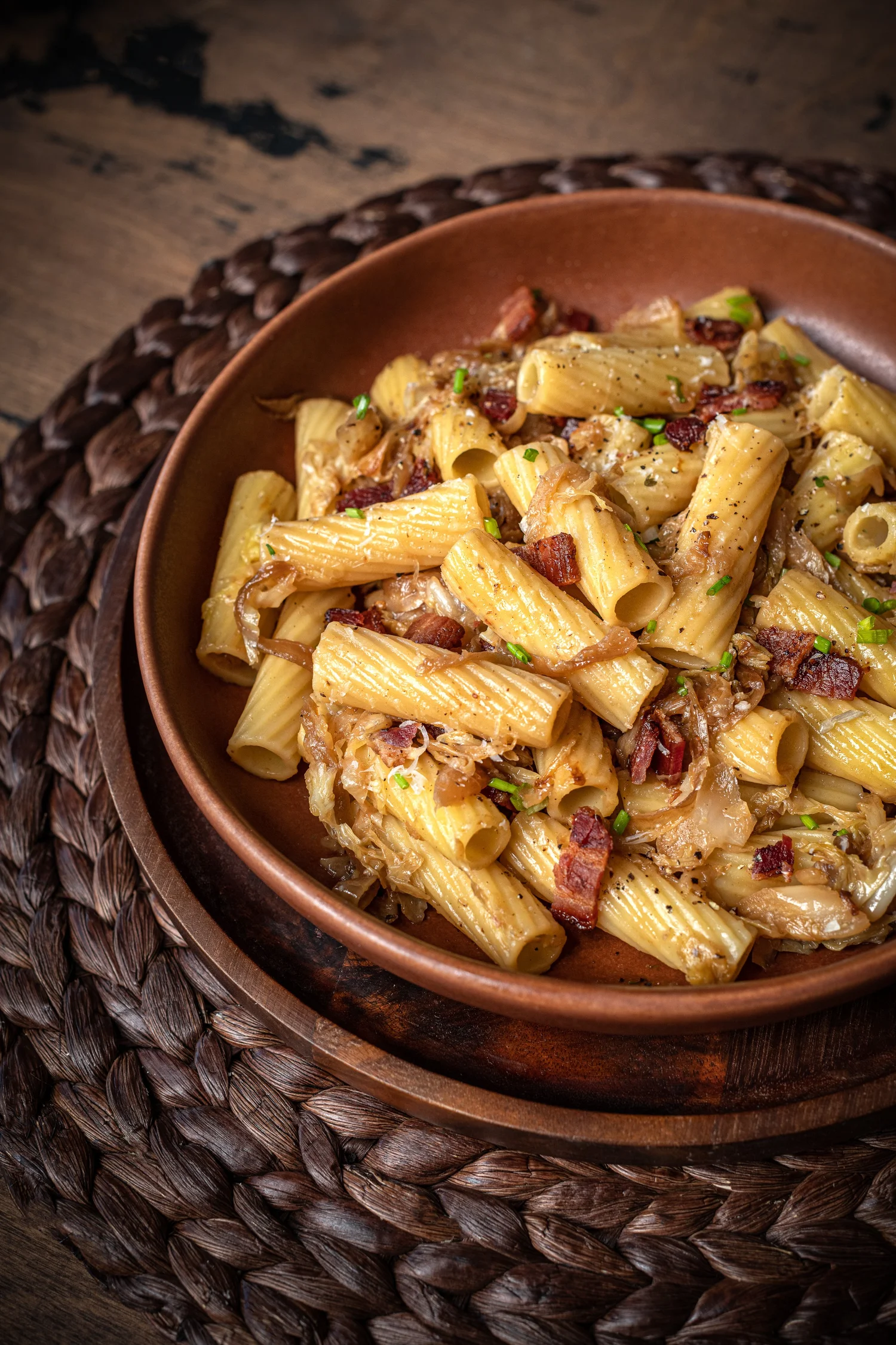 Caramelized Cabbage and Onion Pasta — Mushrooms & Thyme