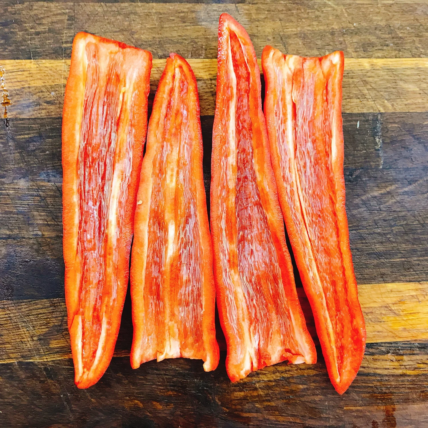 Salty Charred Red Peppers — The FatSteak Club
