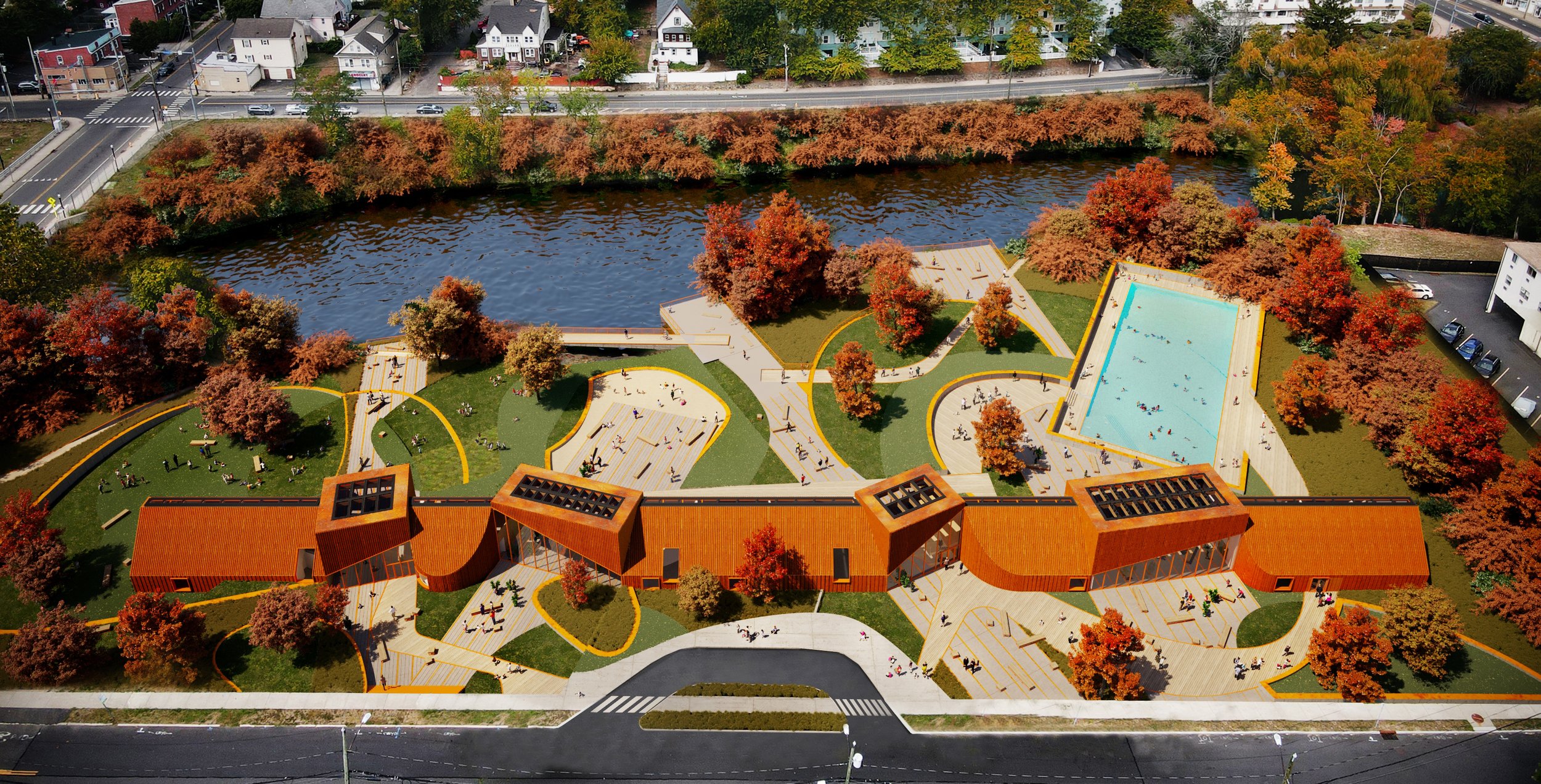 PLAYSCAPES - An Early Education and Community Center with Interwoven ...