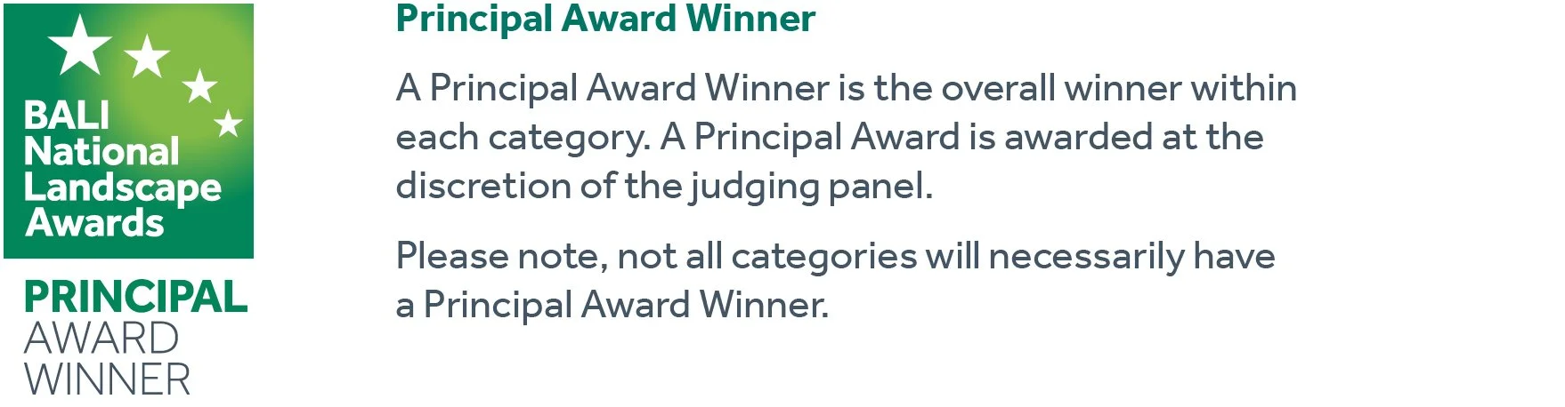 Types of Awards — National Landscape Awards