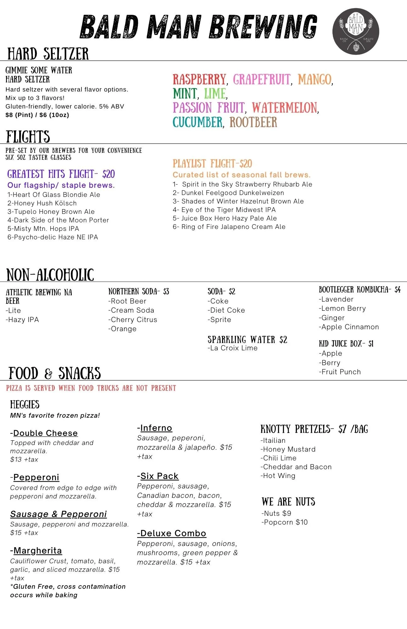 +Tap List — Bald Man Brewing: BEER THAT ROCKS!