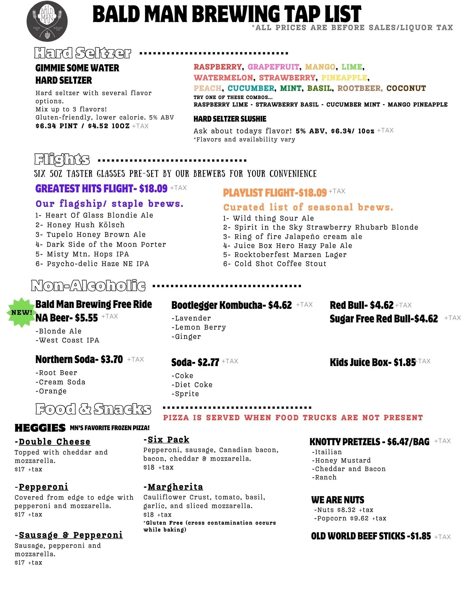 +Tap List — Bald Man Brewing: BEER THAT ROCKS!