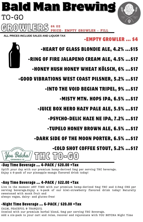 +Tap List — Bald Man Brewing: BEER THAT ROCKS!