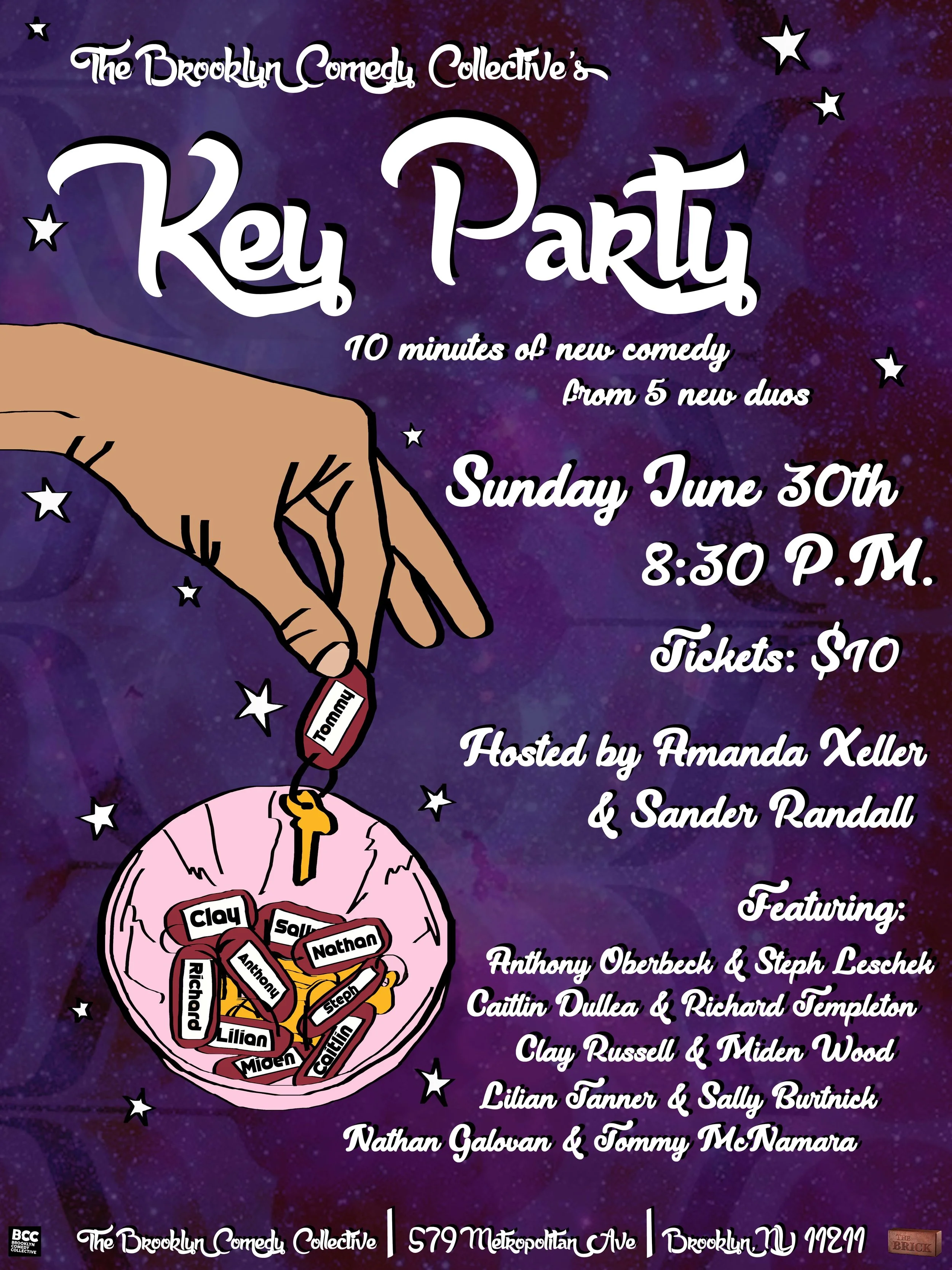 BCC Key Party Brooklyn Comedy Collective BCC BCC Key Party Brooklyn Comedy Collective BCC
