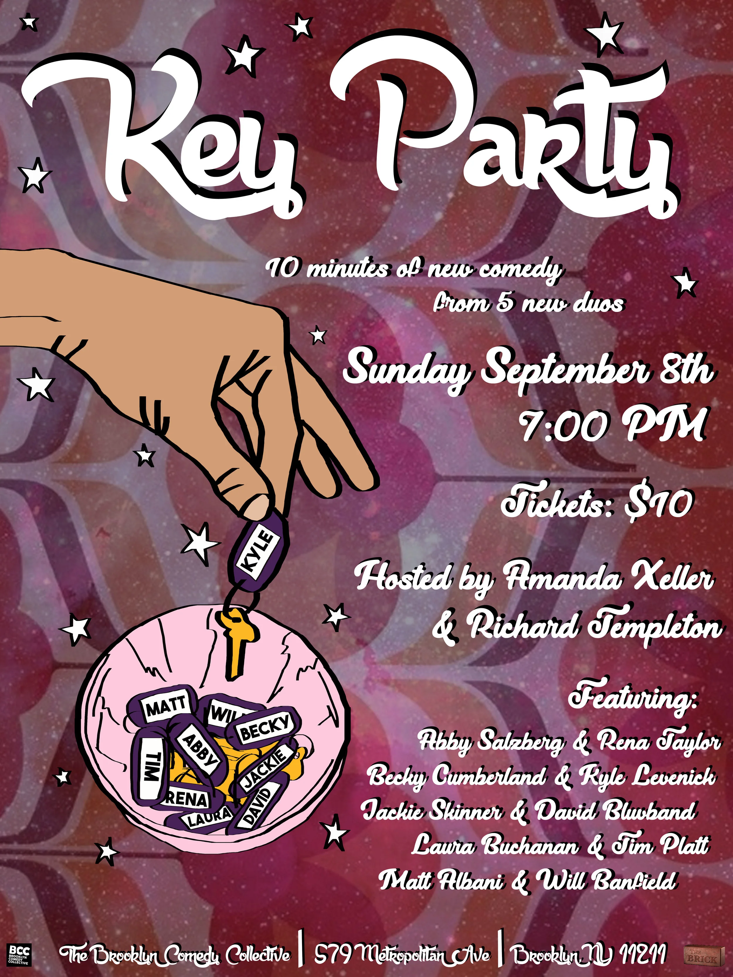 Key Party Brooklyn Comedy Collective BCC Key Party Brooklyn Comedy Collective BCC