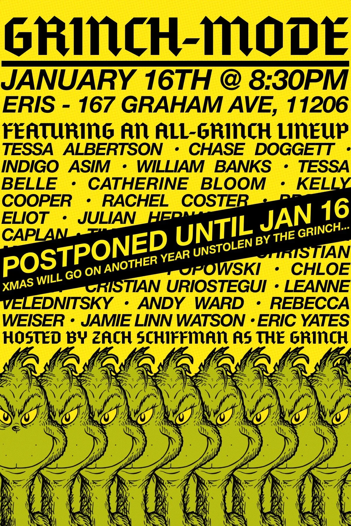 GRINCH-MODE — Brooklyn Comedy Collective (BCC)