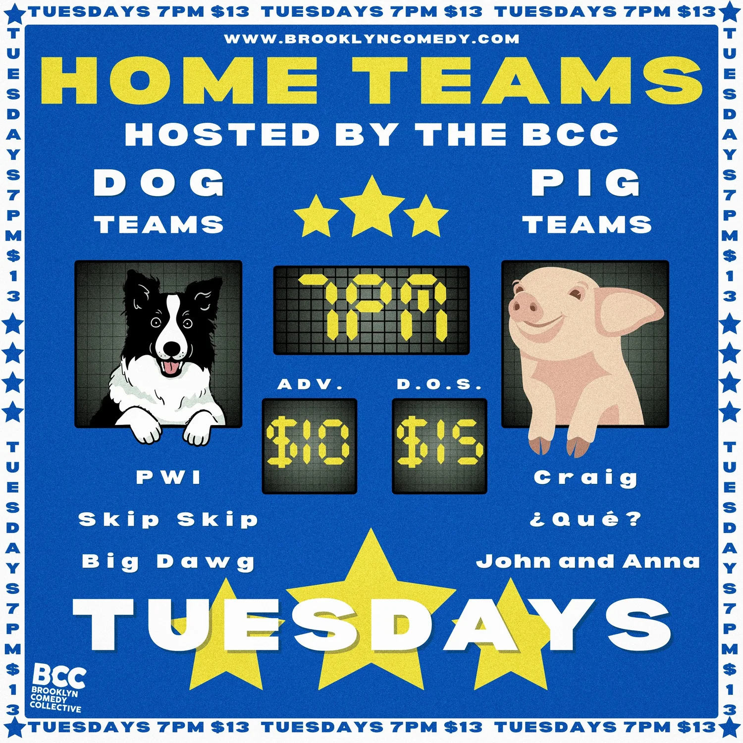 Weekly Shows — Brooklyn Comedy Collective (BCC)