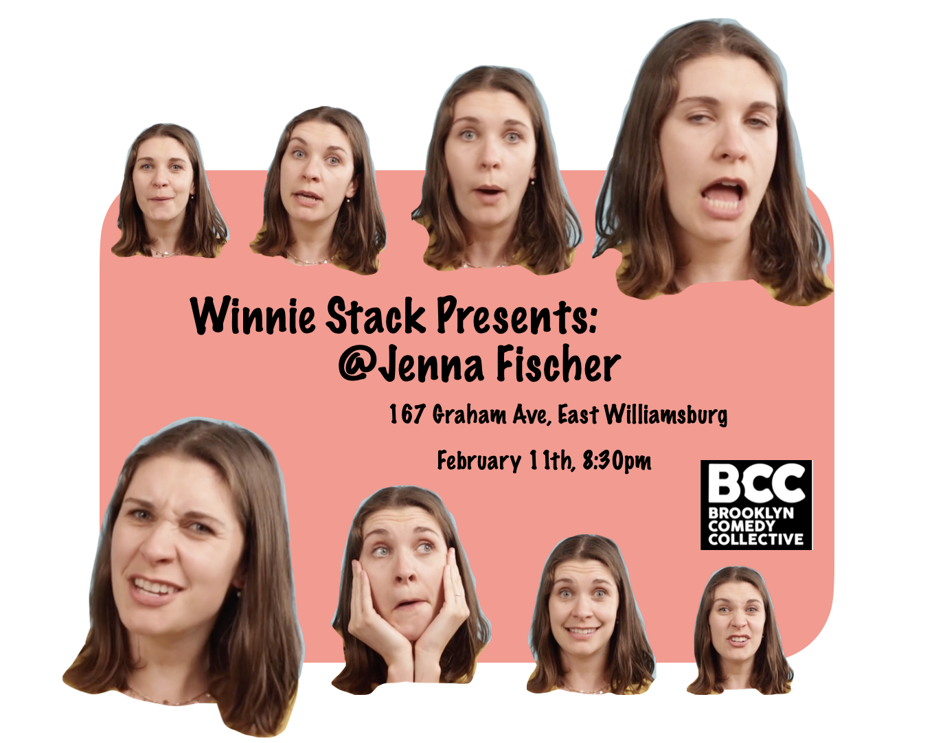 Winnie Stack Presents: @JennaFischer — Brooklyn Comedy Collective (BCC)