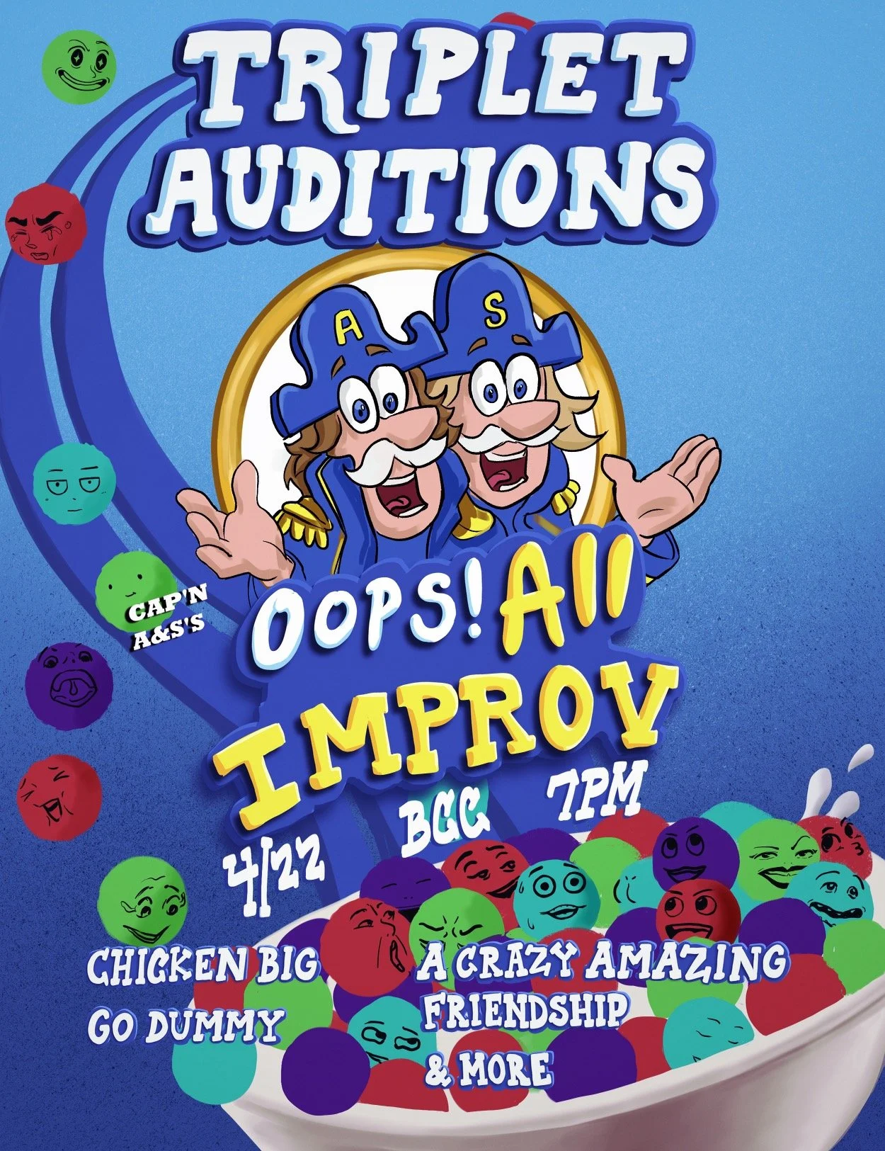 Triplet Auditions: Oops! All Improv! — Brooklyn Comedy Collective (BCC)