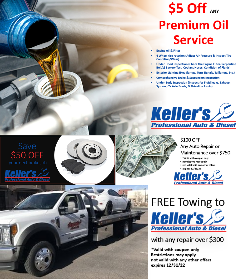 Coupons — Keller's Pro Auto