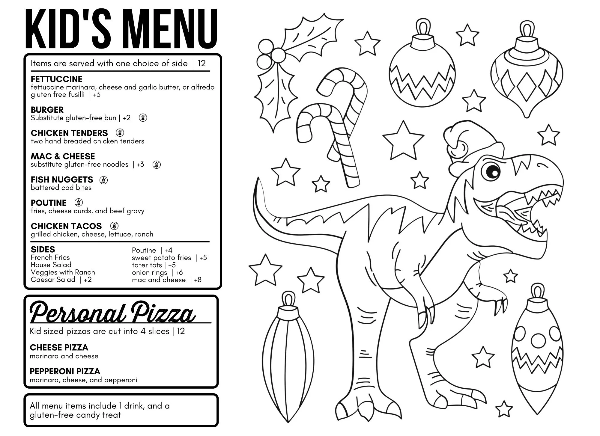 Menus — Bricks & Barley