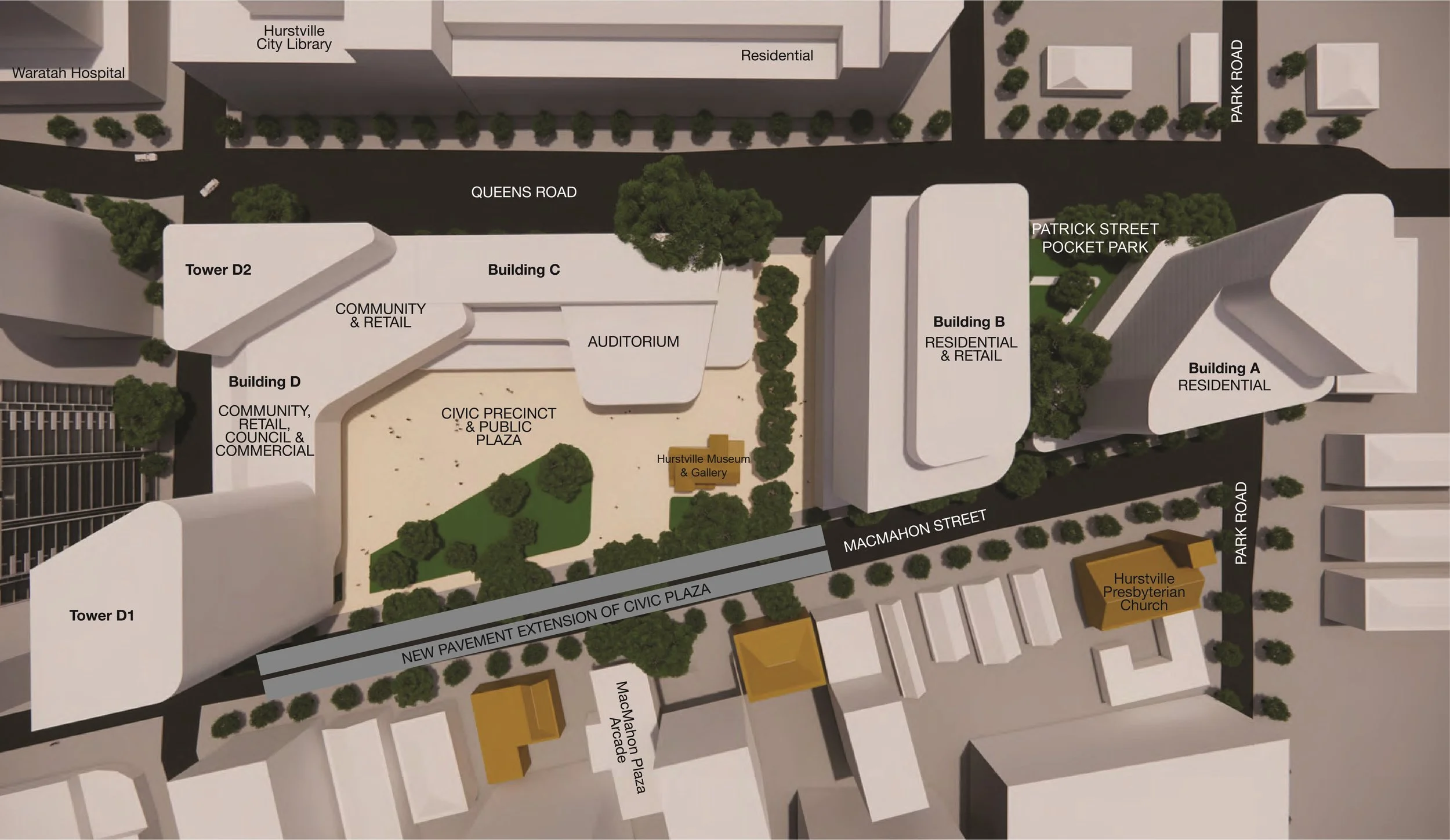 The Hurstville Civic Precinct Planning Proposal — stephen pearse architect