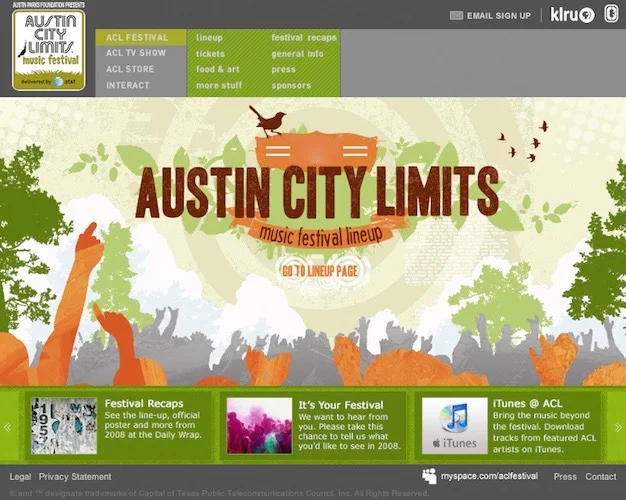 Acl Line Up 2008