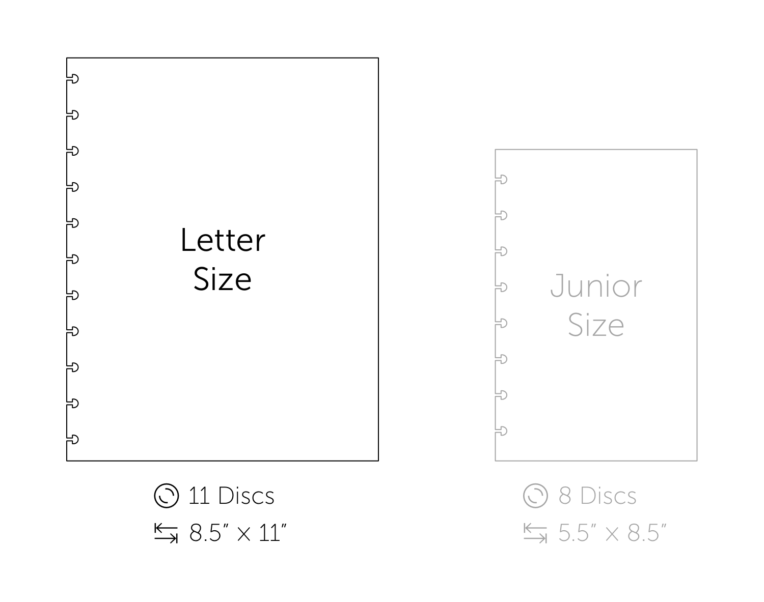 Letter Blank Sheets Eleven Discs