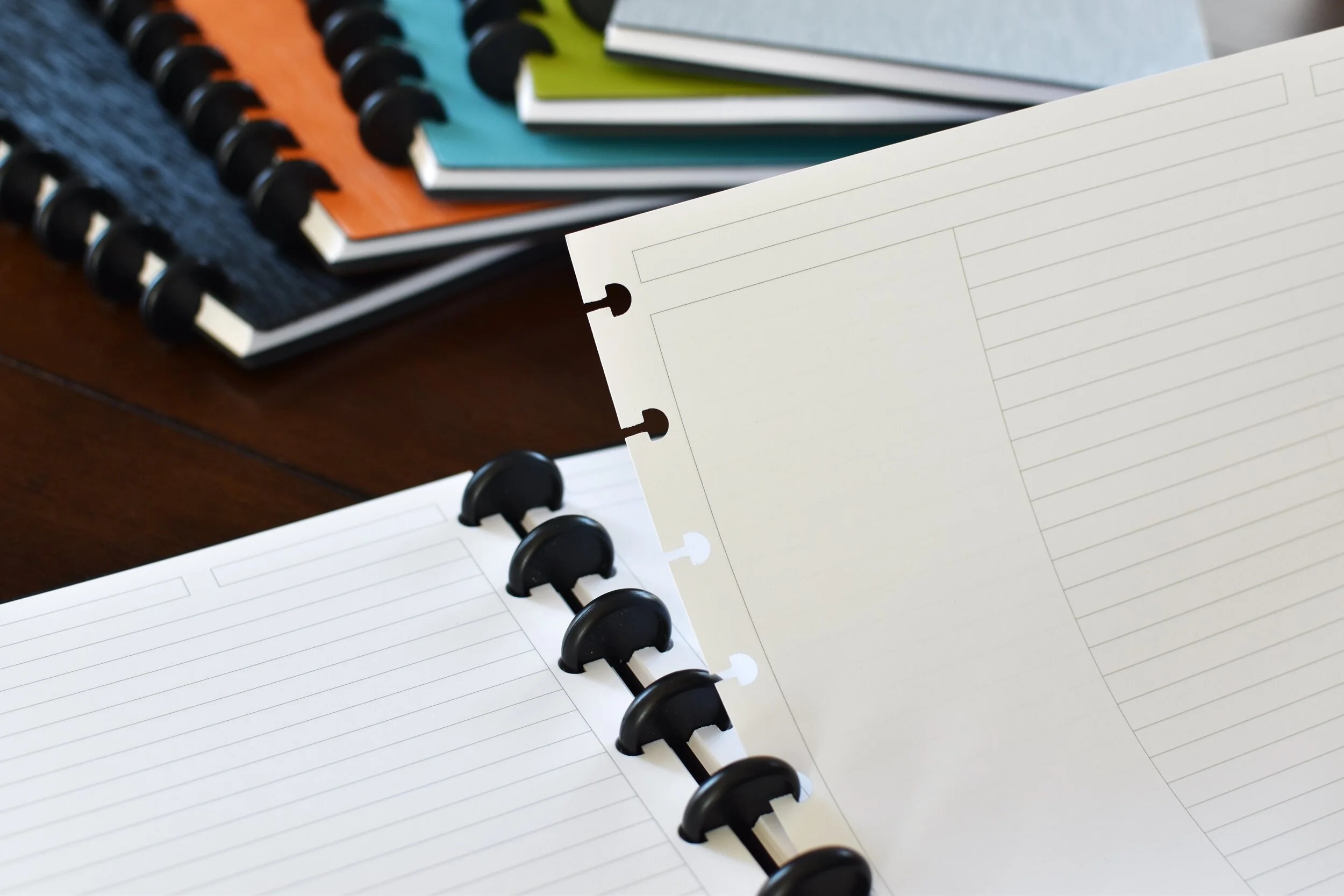 Letter Margin Ruled Sheets — Eleven Discs