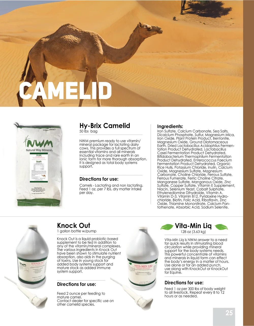 camelid — natural way minerals