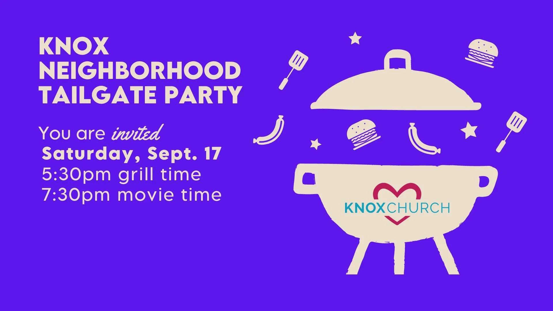 Knox Neighborhood Tailgate Party — Knox Church