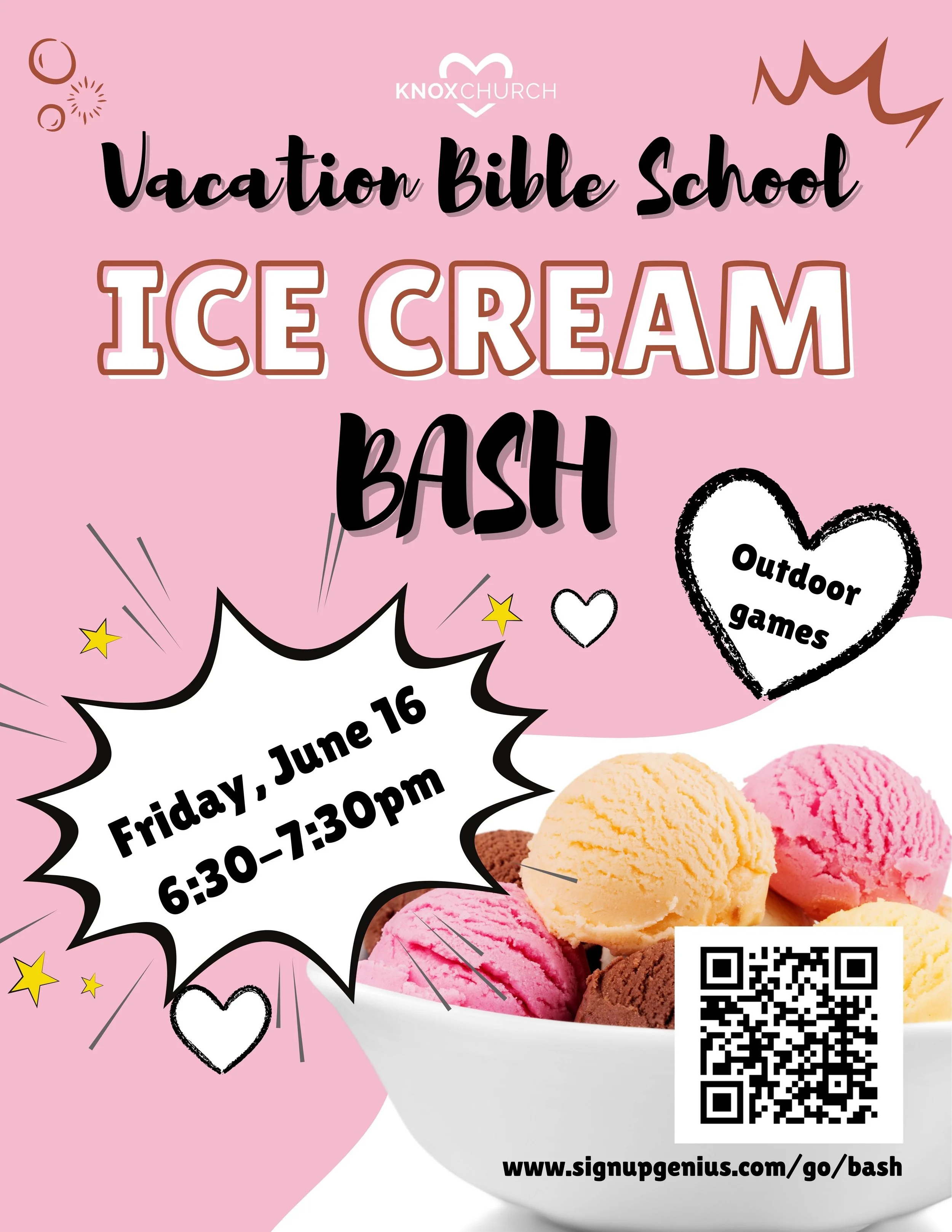 Vacation Bible School Ice Cream Bash — Knox Church