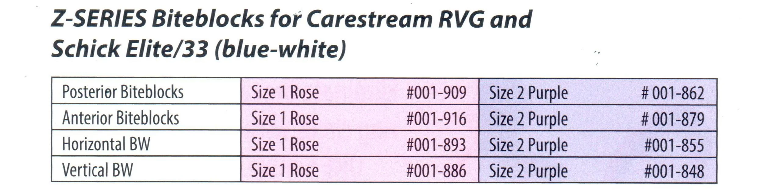 Bite Blocks — ClikRay