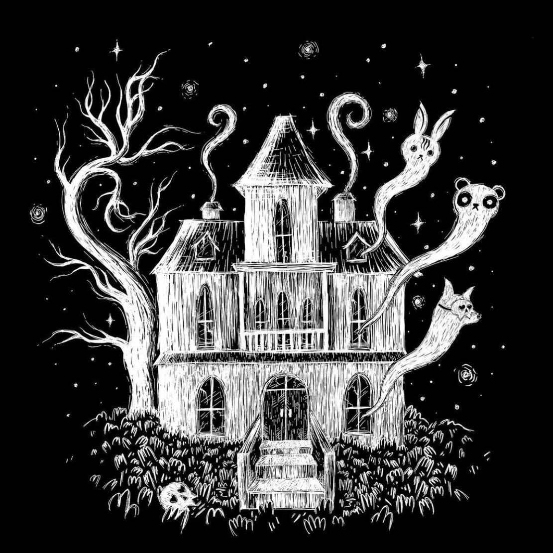 Haunted House Drawing Tumblr
