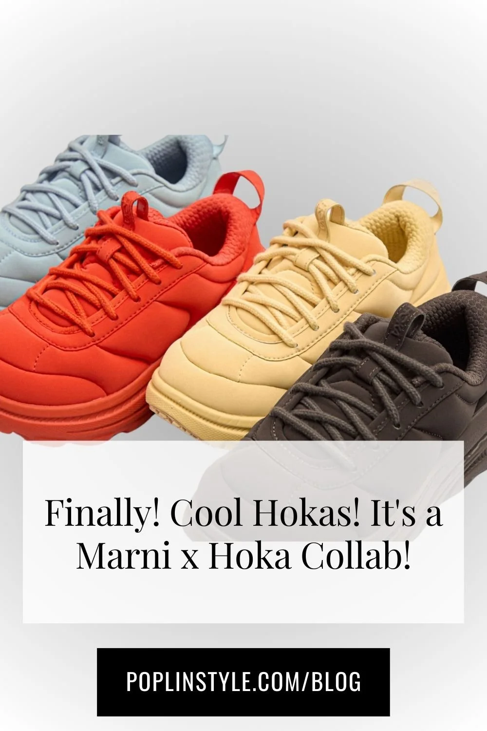 Finally! Cool Hokas! It's a Marni x Hoka Collab!