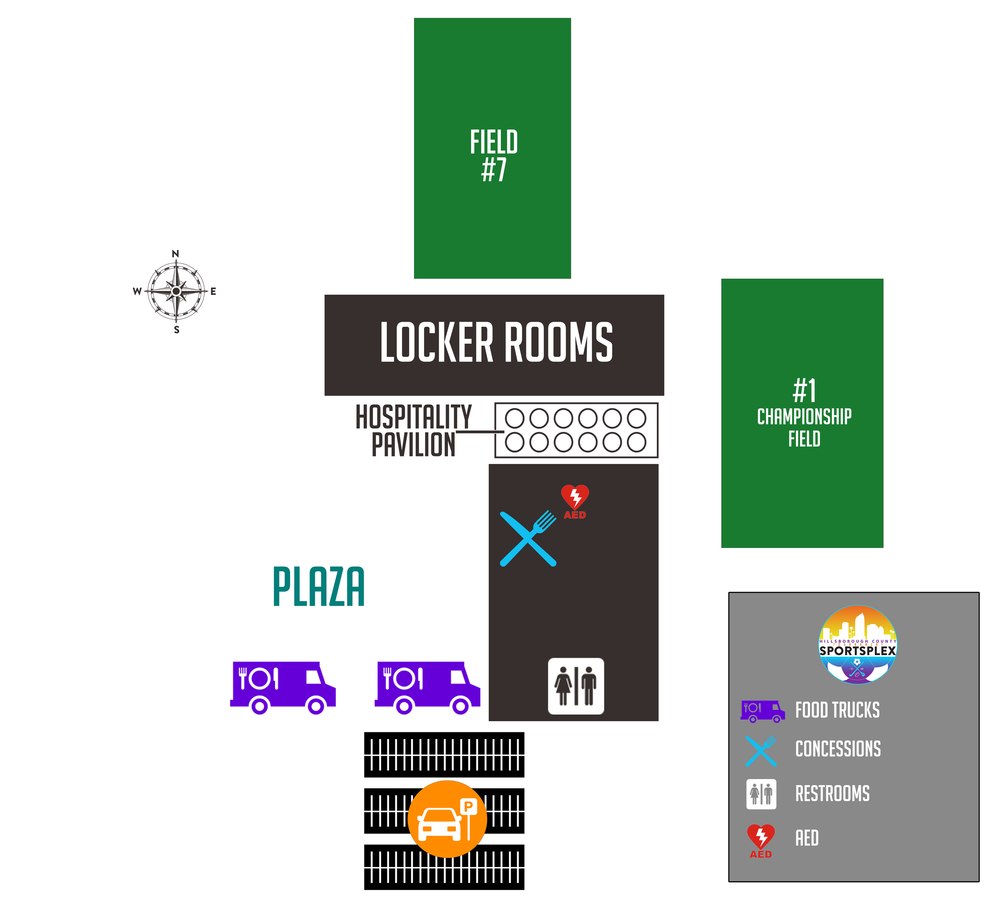 Sportsplex Maps — Tournament SportsPlex of Tampa Bay
