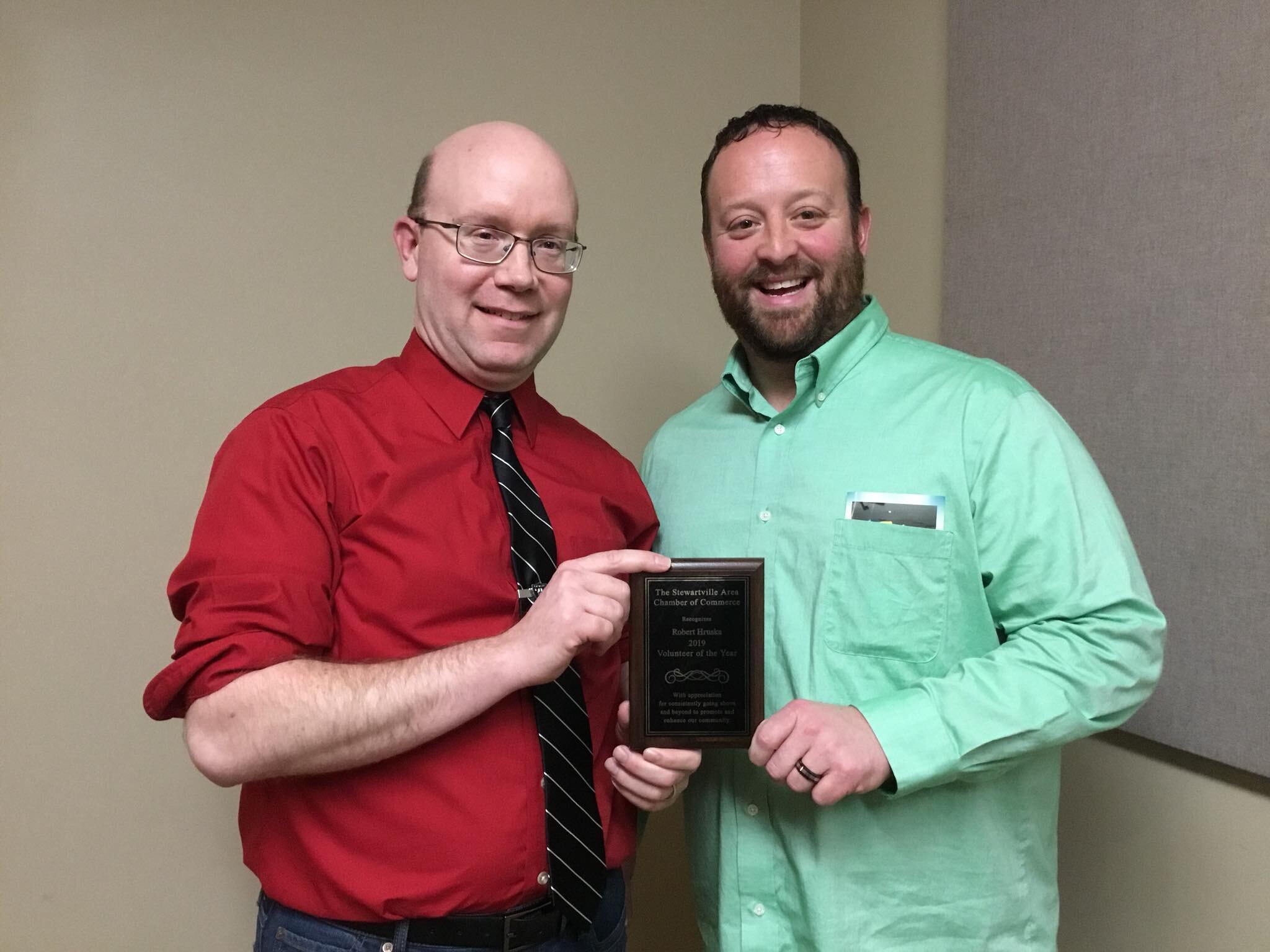 Volunteer of the Year — Stewartville Area Chamber of Commerce