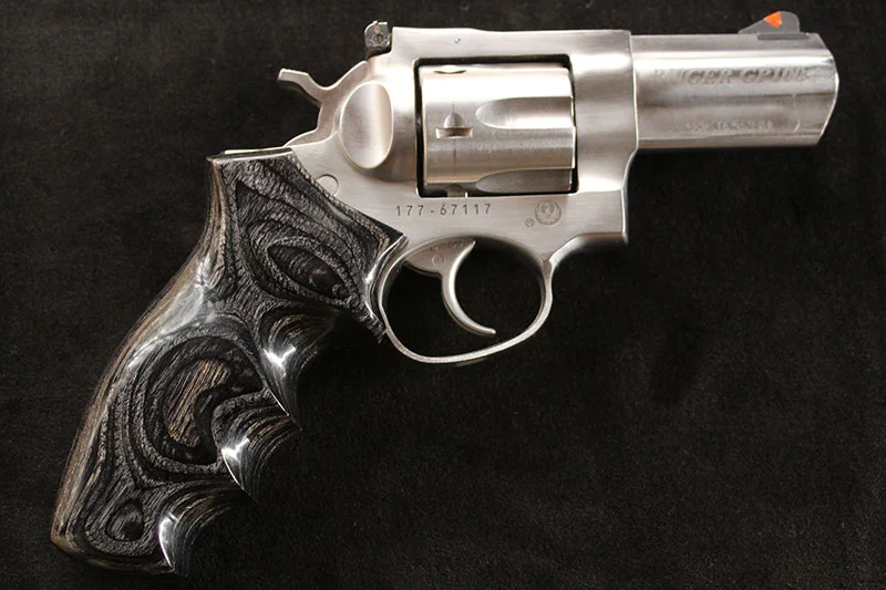 Ruger GP100 / Super Redhawk Wood Full Grip — Badger Custom Grips