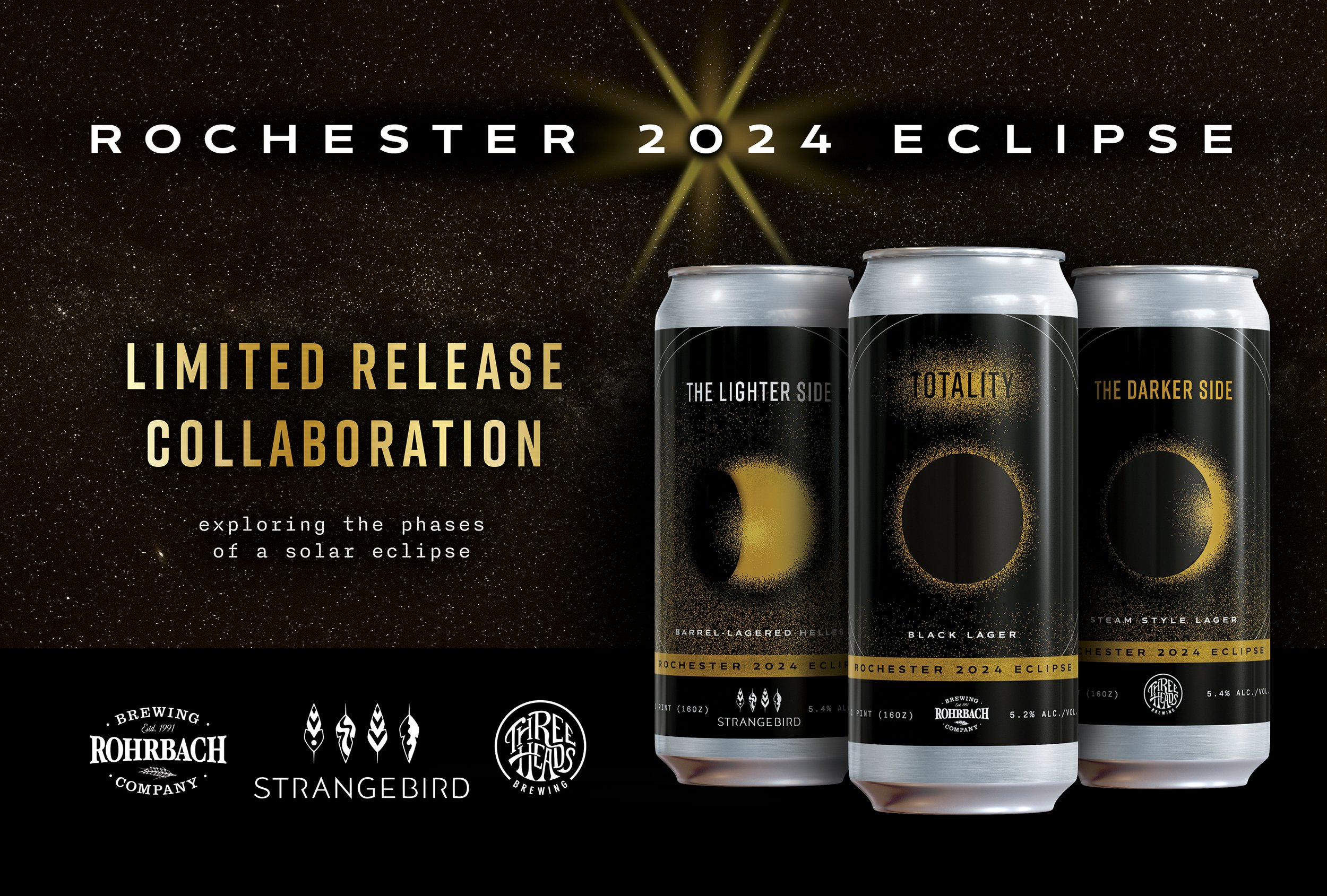 Eclipse Beer Collab: Totality Black Lager — Rohrbach Brewing Company