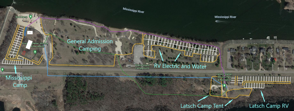 Boats and Bluegrass RV Camping — Prairie Island Campground