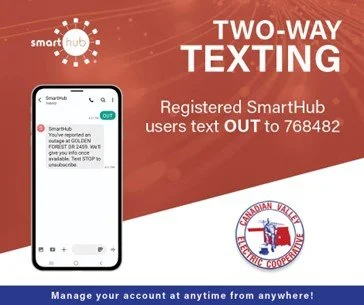 Text Messaging Outage Program — Canadian Valley Electric Cooperative
