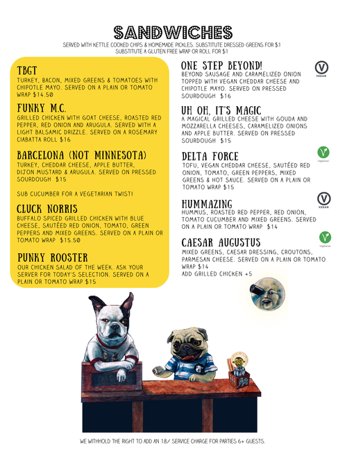 Food Menu — Gulu-Gulu Cafe