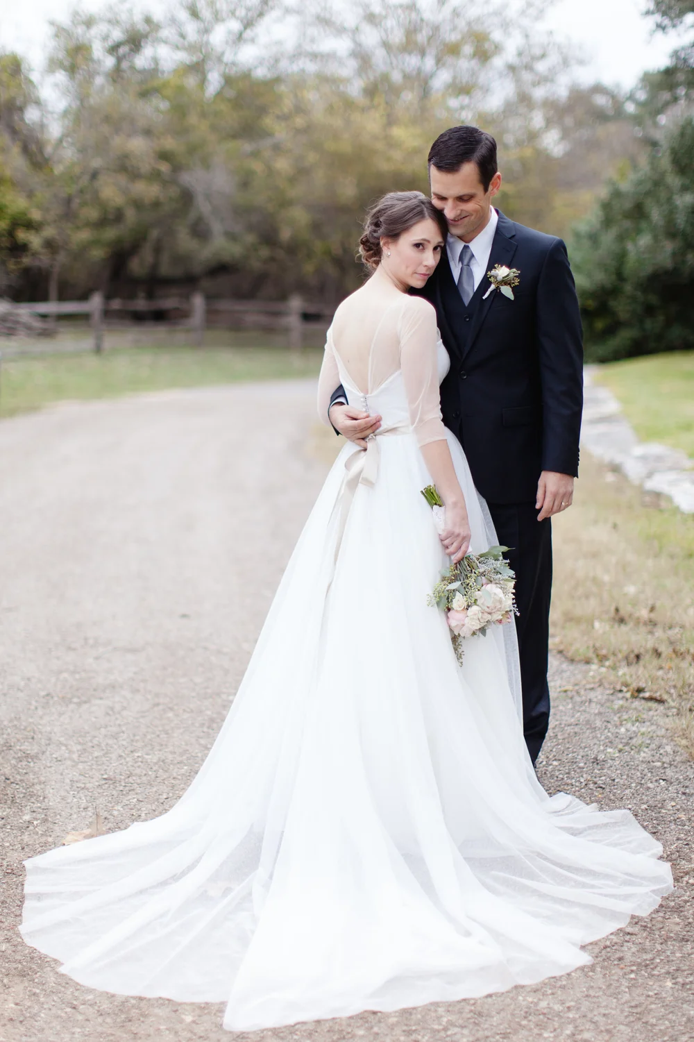 Custom Gown | Abigale's Swiss Dot Longsleeve Wedding Gown — Moonlight ...