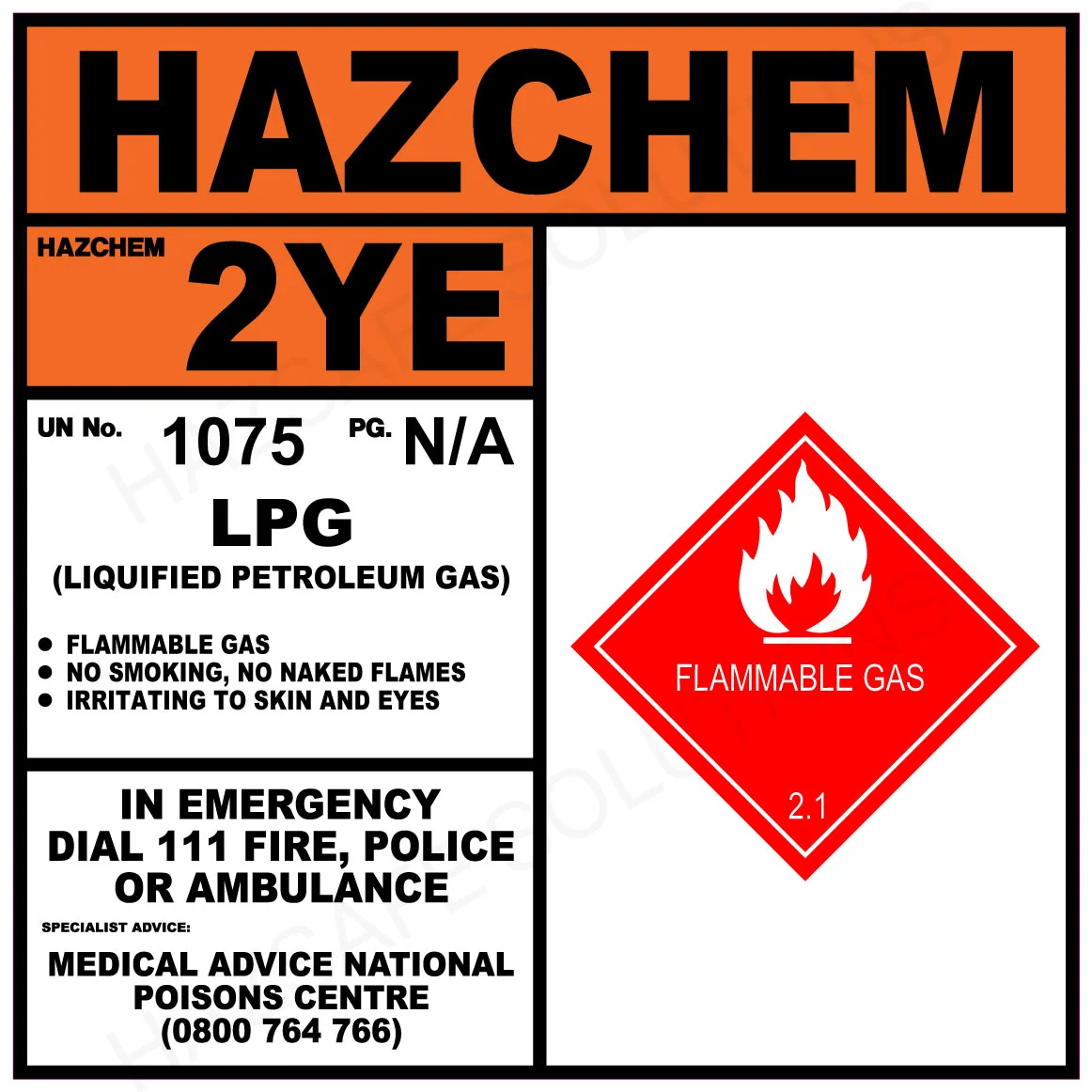 Hazardous Substance Signs — Hazsafe