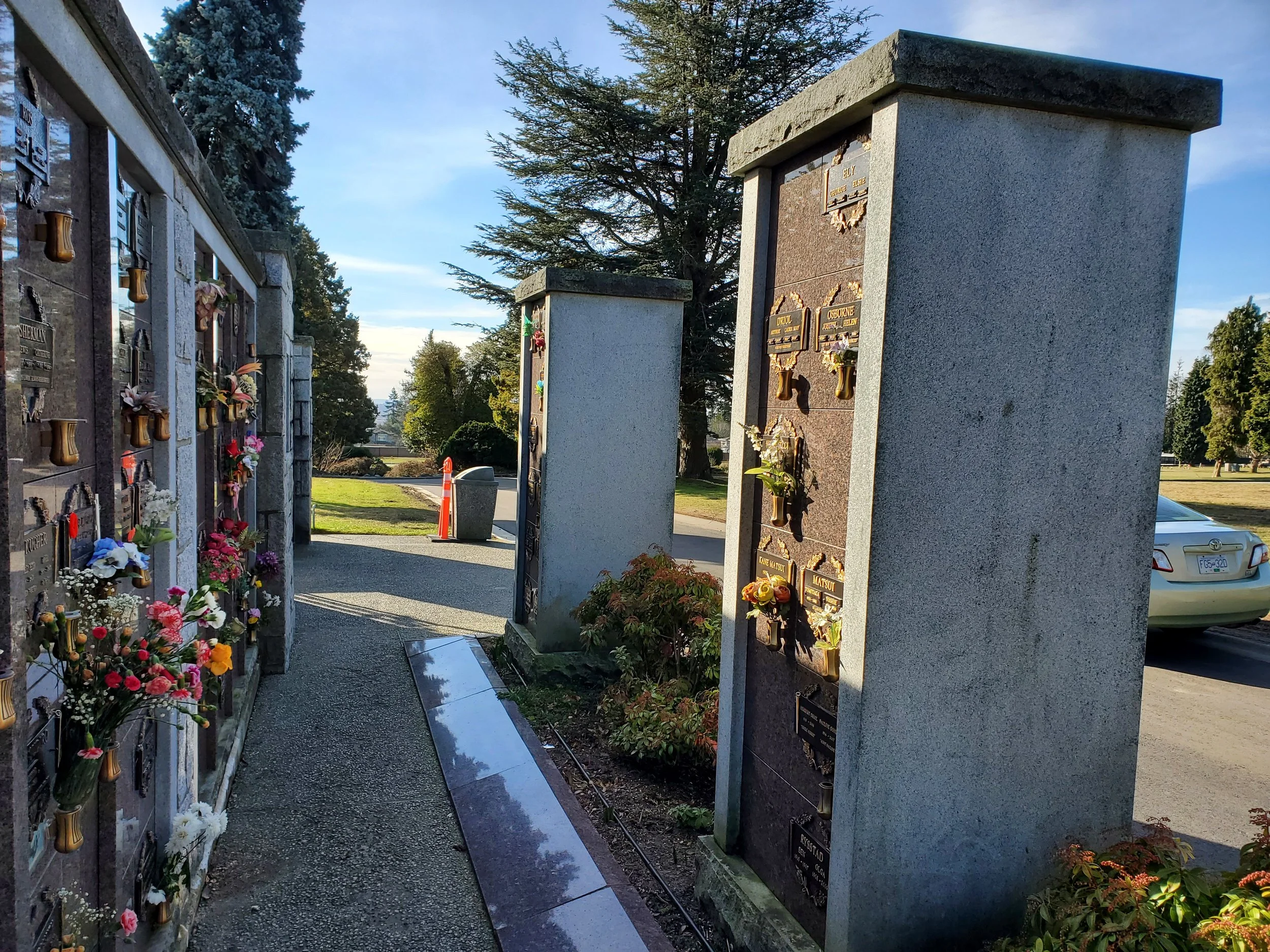 Chapel Courtyard - Niche - SOLD — Buy & Sell Cemetery Property 778-323-8379