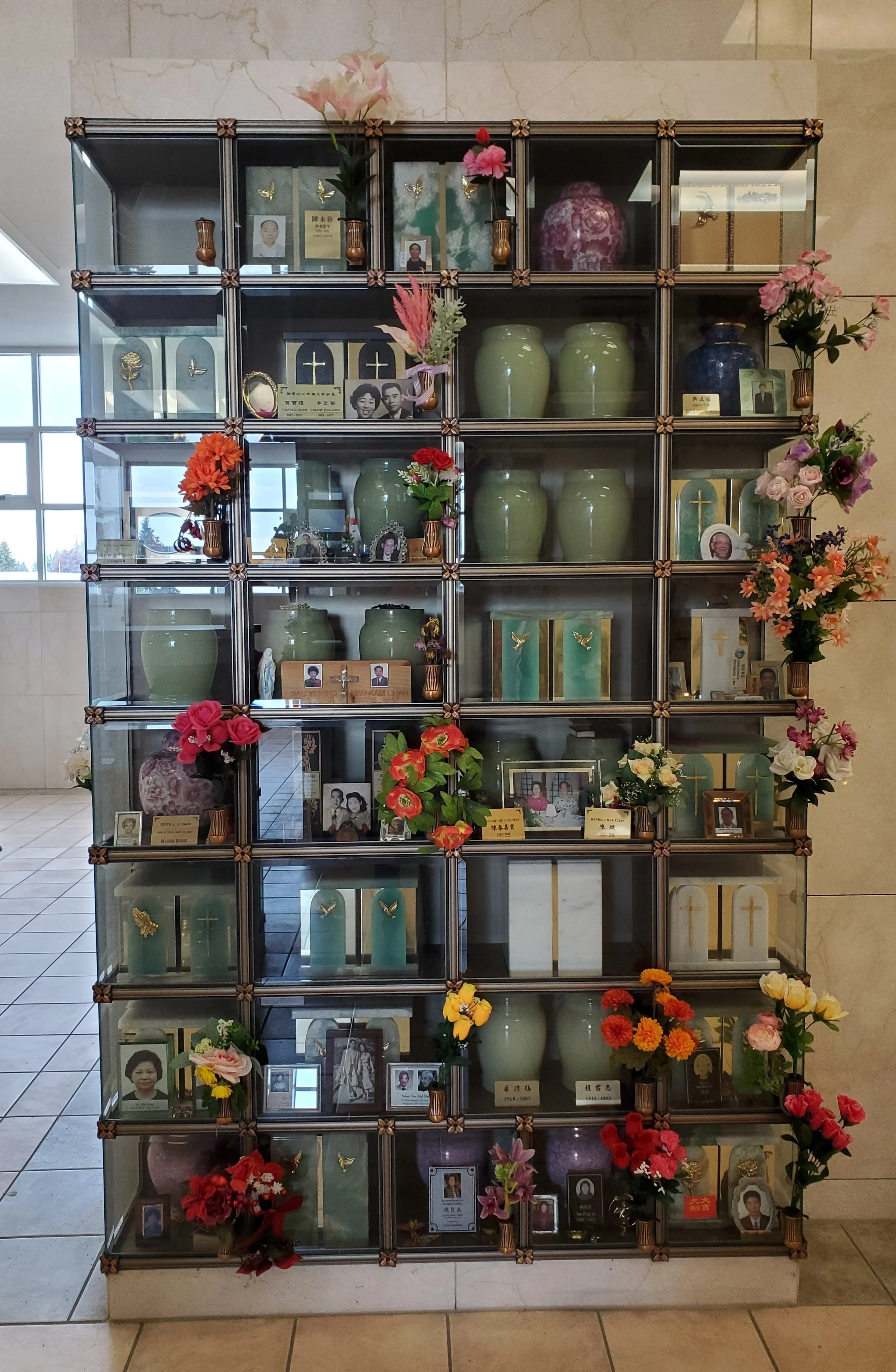 South Mausoleum - Double Glass Front Niche — Buy & Sell Cemetery ...