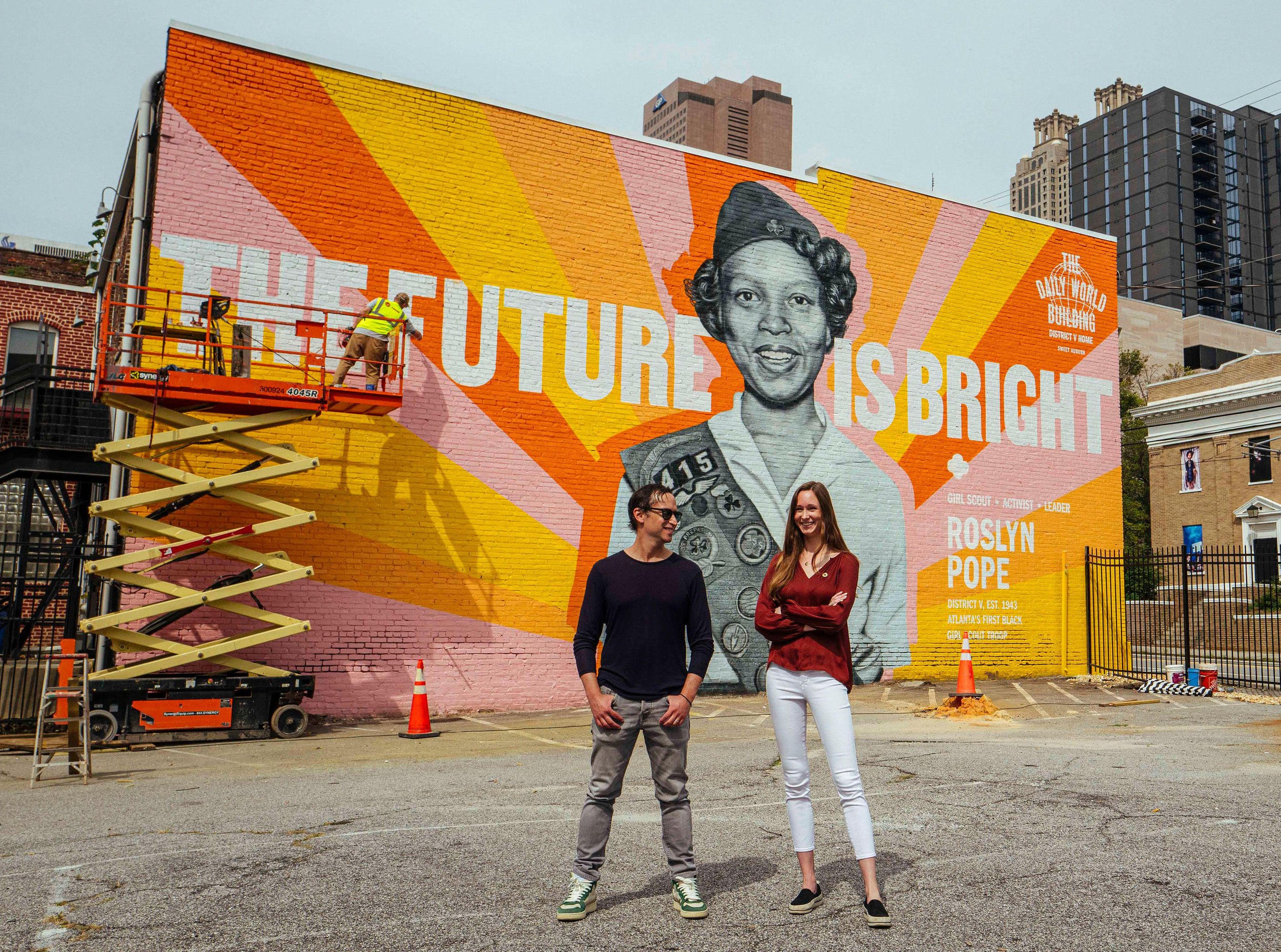 Roslyn Pope Mural — Gene Kansas