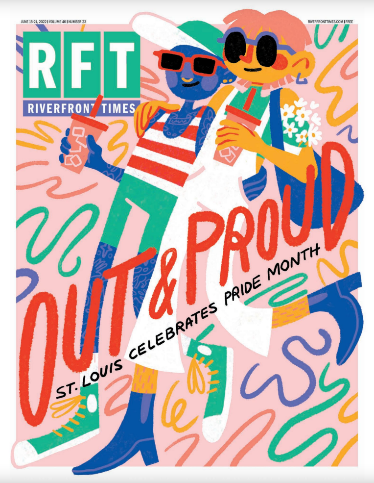 River Front Times Pride Month Cover — Ragon Dickard | Ragonia Art