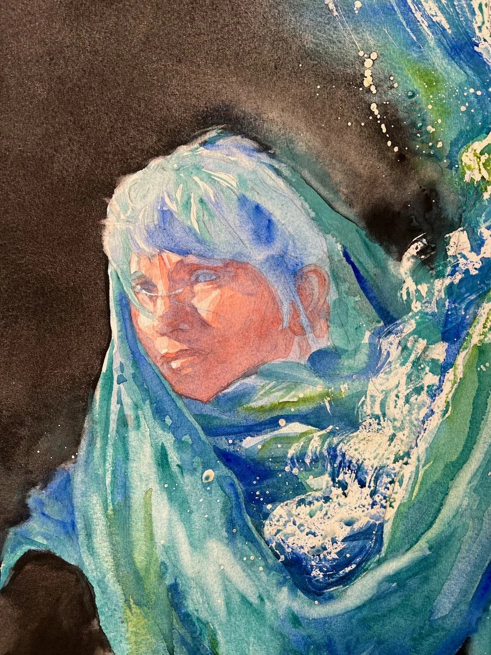 Painting "River" in Watercolor — Joanna Barnum